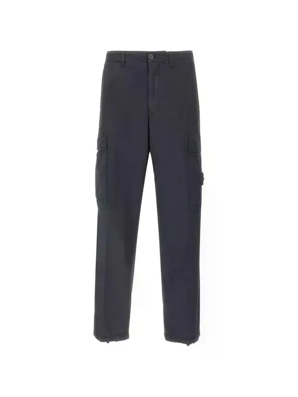 Stone Island Garment-dyed Cargo Pants - Blue