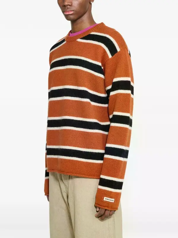 StÜssy Striped Wool Sweater