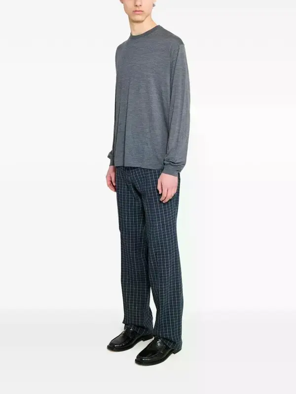 WALES BONNER Check-pattern Trousers