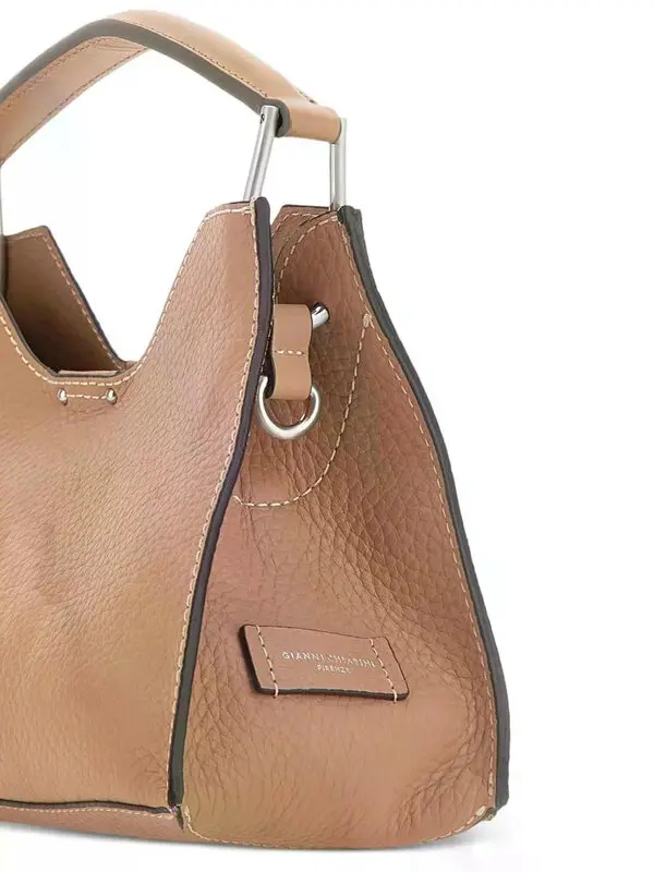 GIANNI CHIARINI Aurora Leather Shoulder Bag - Brown