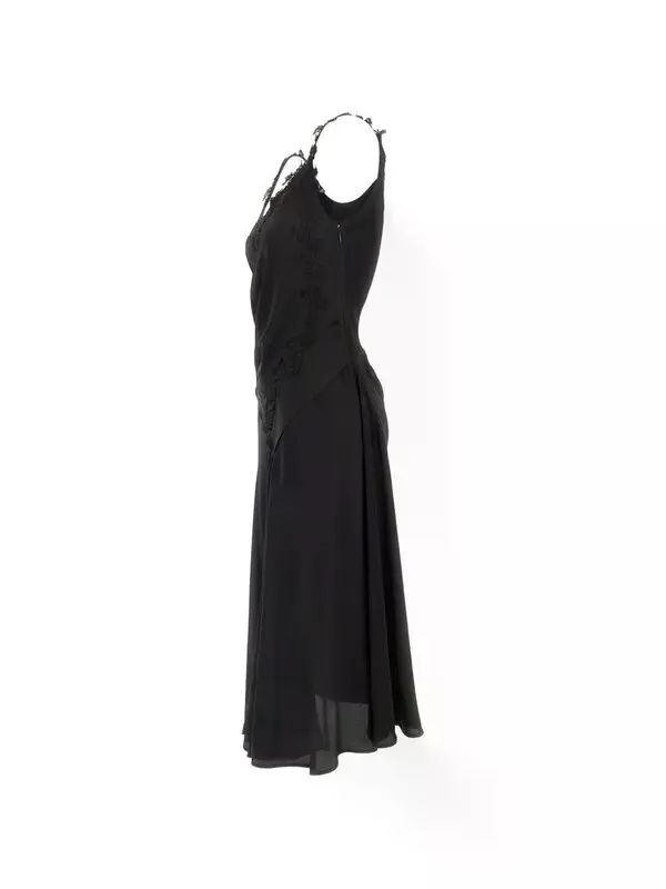 victoria beckham black lace dress Victoria Beckham Lace-Trim Mini Dress In Black - 33% Off