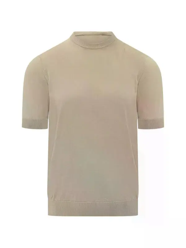 FILIPPO DE LAURENTIIS Short-sleeve Sweater - Neutrals