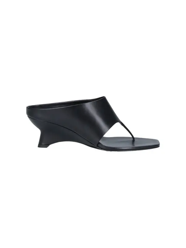 Khaite Marlow Mules - Black