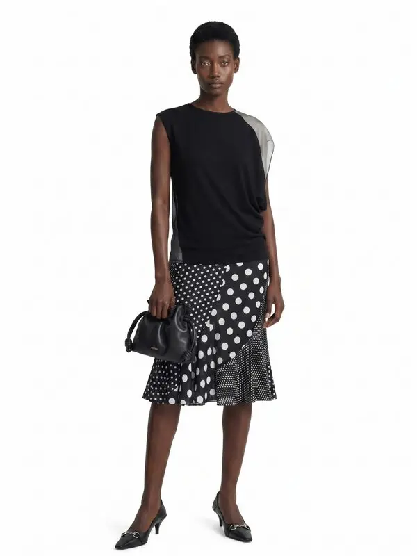 Sportmax Asymmetrical Stretch Viscose Top