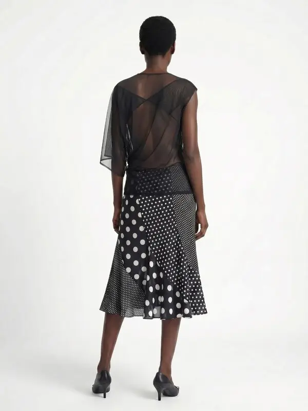 Sportmax Asymmetrical Stretch Viscose Top