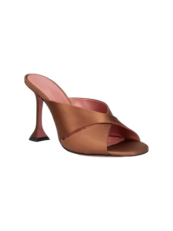 Amina Muaddi Salma Mules - Brown