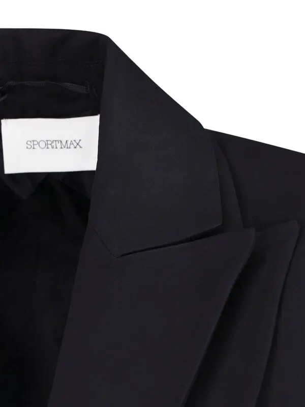 Sportmax Single-breasted Double Collar Blazer