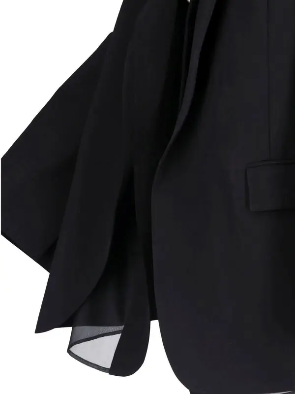 Sportmax Single-breasted Double Collar Blazer