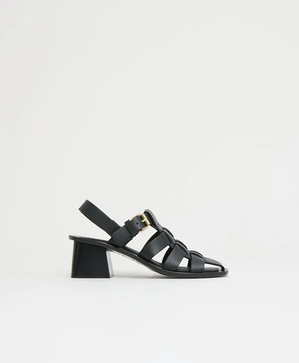 MANSUR GAVRIEL Fisherman Heel - Black