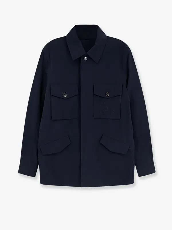 Burberry Bradmore Nylon Jacket - Blue