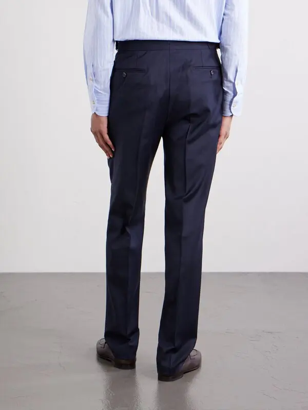 DE PETRILLO Straight-leg Wool-blend Suit Trousers