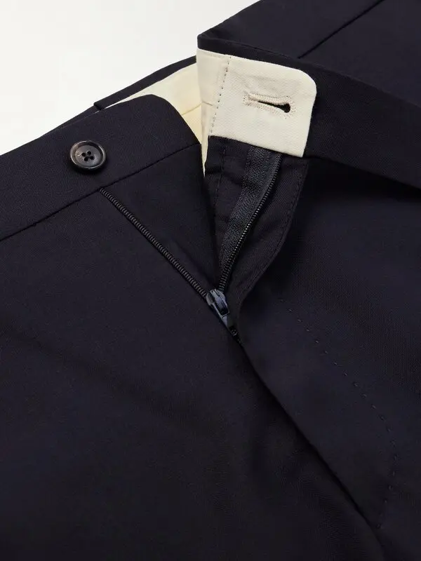 DE PETRILLO Straight-leg Wool-blend Suit Trousers