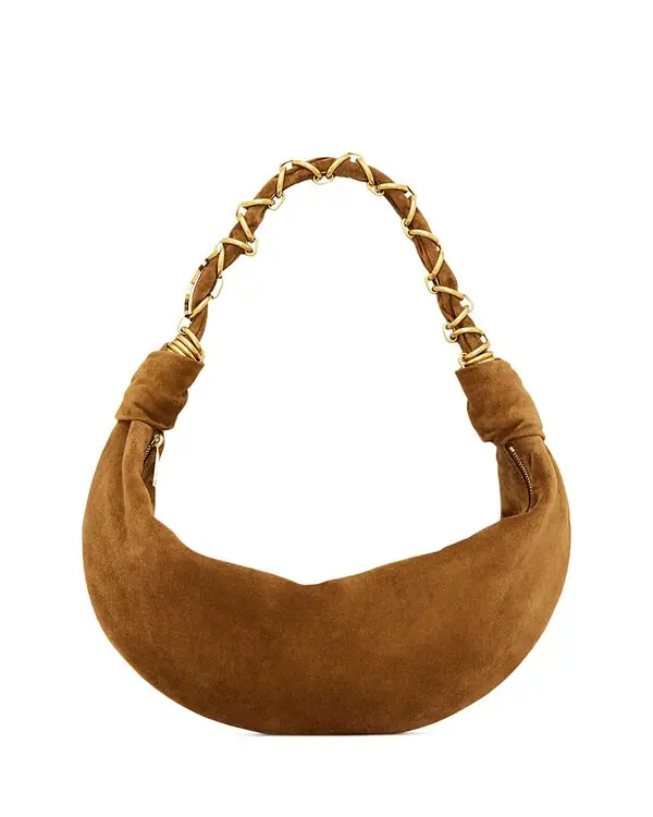 Saint Laurent Amalia Small Hobo Bag - Caramel Cognac