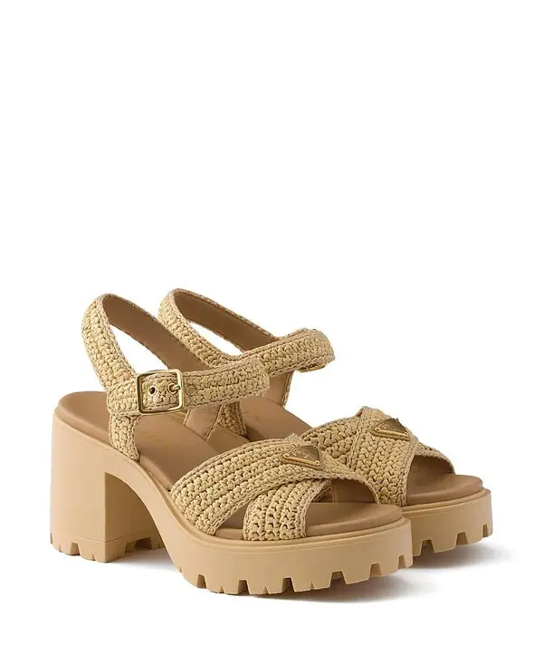 Prada Crochet Sandals
