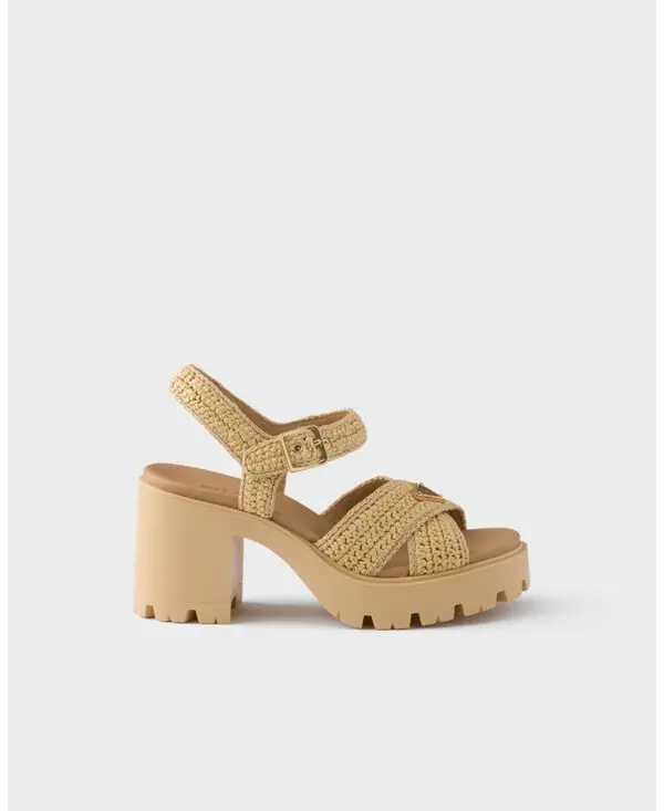 Prada Crochet Sandals