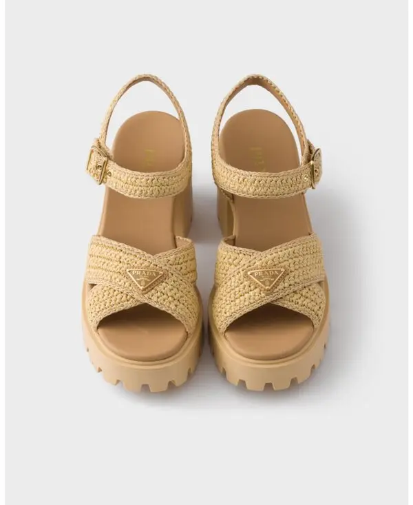 Prada Crochet Sandals