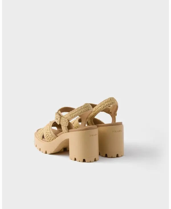 Prada Crochet Sandals