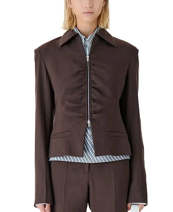 IRO PARIS Helvina Jacket - Dark Brown