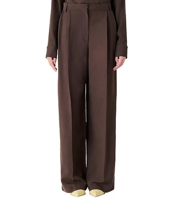 IRO PARIS Helis Pants - Dark Brown
