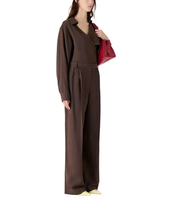IRO PARIS Helis Pants - Dark Brown