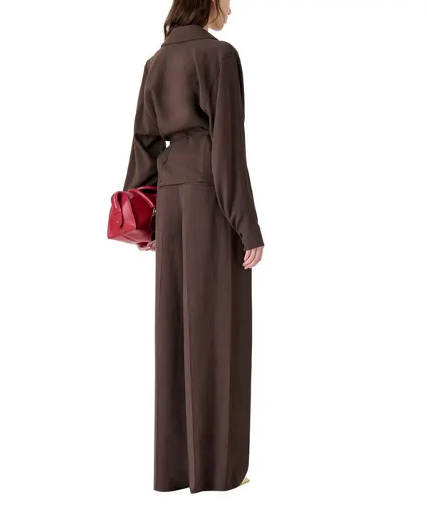 IRO PARIS Helis Pants - Dark Brown