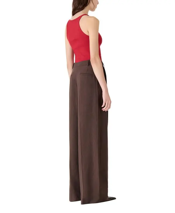 IRO PARIS Helis Pants - Dark Brown