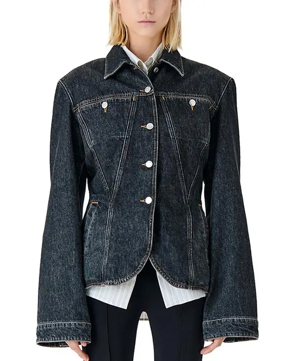 IRO PARIS Iloan Denim Jacket - Steel Denim