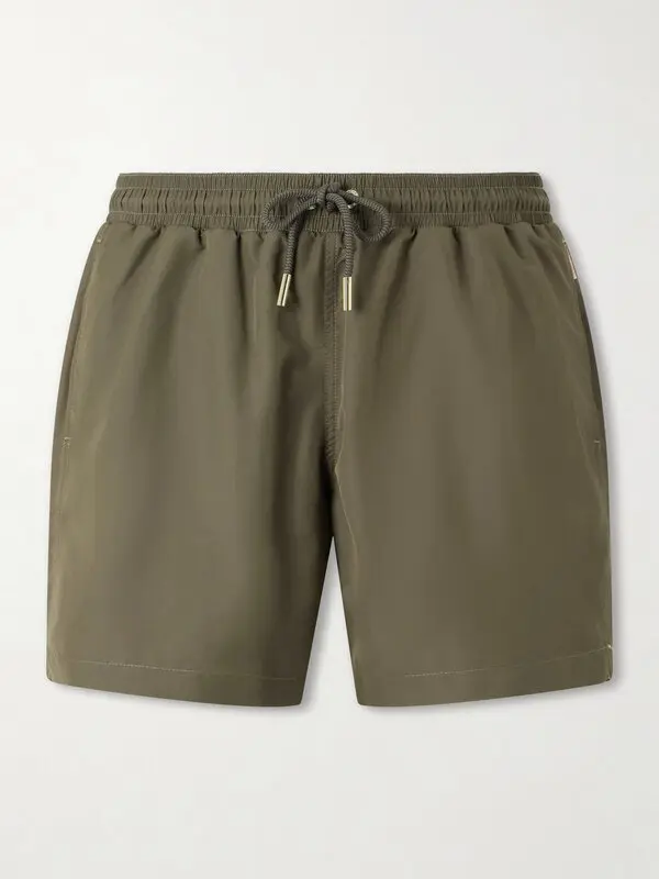 Orlebar Brown Boxer Iii Straight-leg Mid-length Swim Shorts - Green