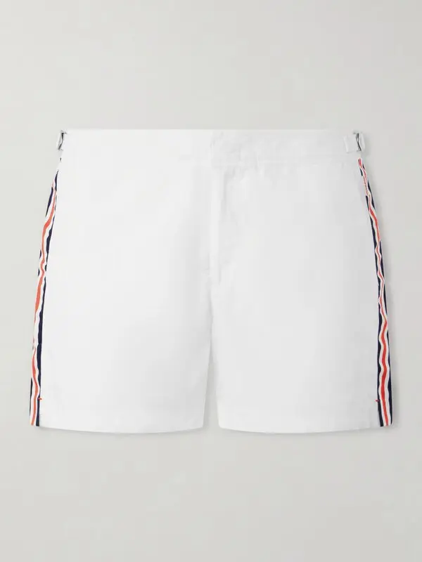 Orlebar Brown Setter Striped Swim Shorts - White