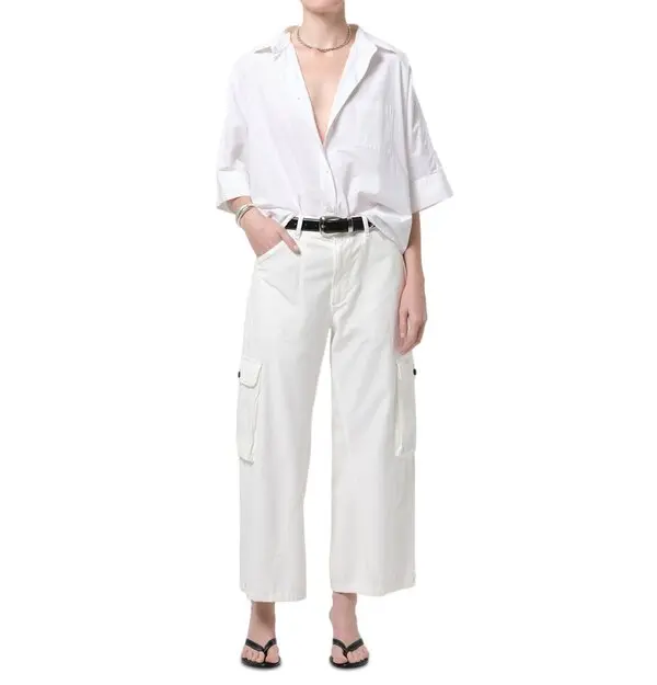 Citizens Of Humanity Twisted Seamed Utility Trousers - Pashmina