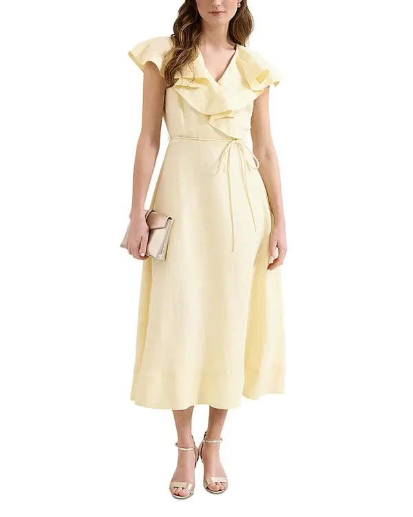 PHASE EIGHT Matilda Yellow Dress - Pale Yellow