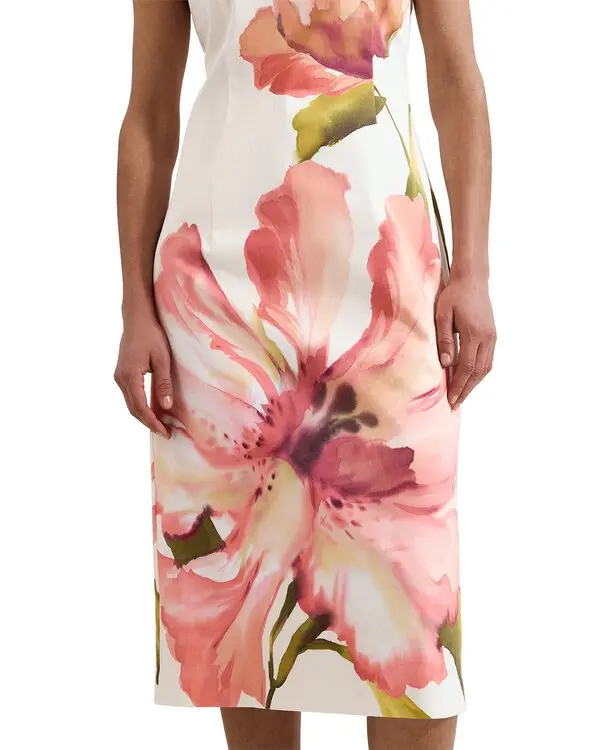 PHASE EIGHT Floral Print Midi Dress