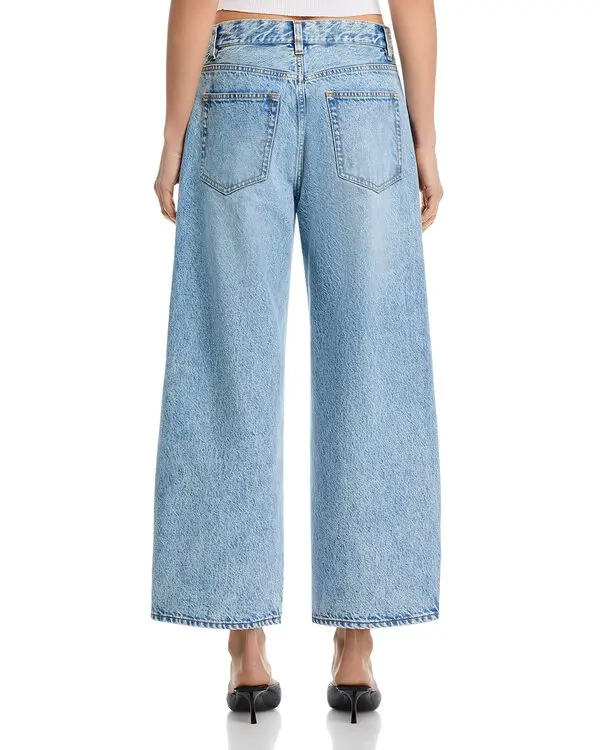 FRAME Crochet Bow Cropped Jeans