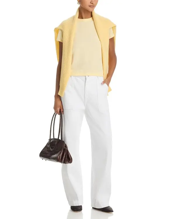 FRAME The Vintage Baby Tee - Lemon