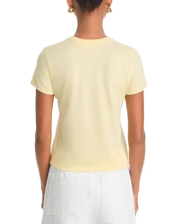 FRAME The Vintage Baby Tee - Lemon