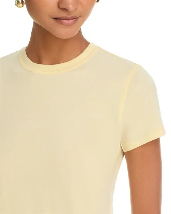 FRAME The Vintage Baby Tee - Lemon