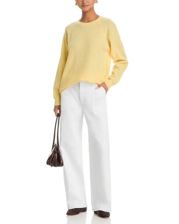 FRAME Cashmere Sunbeam Sweater - Canary