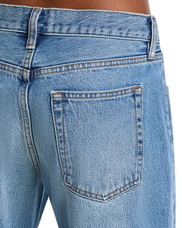 FRAME The Lowkey Low Rise Straight Leg Jeans - Static