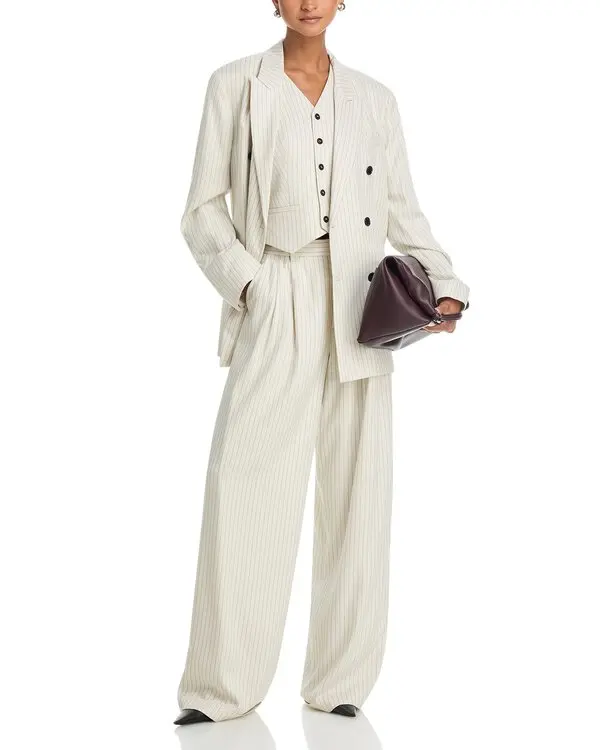 FRAME The Pinstripe Avenue Pants