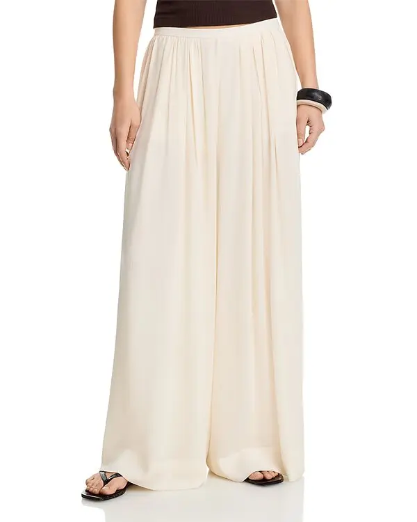 FRAME The Silk Wave Pants - Cream