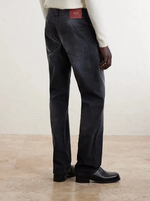 424 Straight-leg Cotton-canvas Trousers