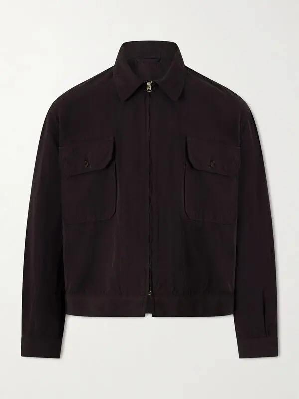 KAPTAIN SUNSHINE Cotton And Linen-blend Jacket - Brown