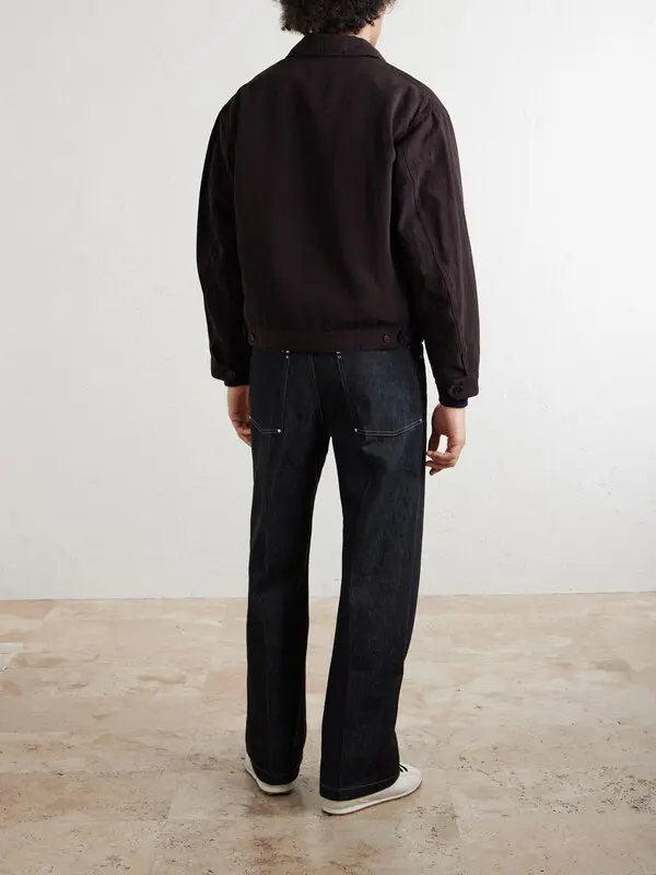 KAPTAIN SUNSHINE Cotton And Linen-blend Jacket - Brown