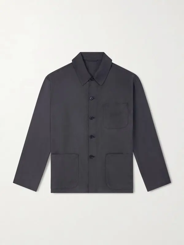 KAPTAIN SUNSHINE Silk-gabardine Blouson Jacket