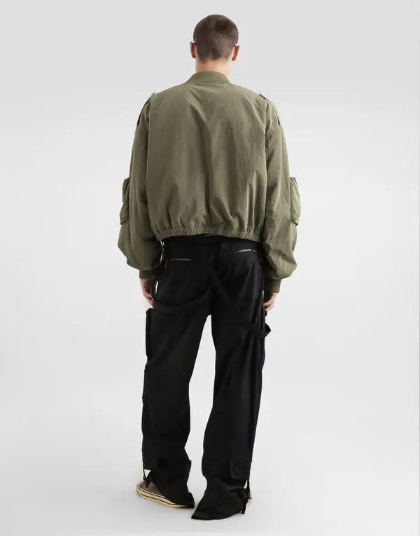 Dolce & Gabbana Wavy Nylon Bomber Jacket - Multicolor