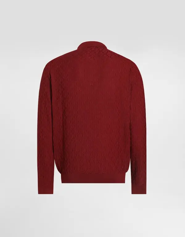 Dolce & Gabbana Micro-dot Stitch Polo Shirt