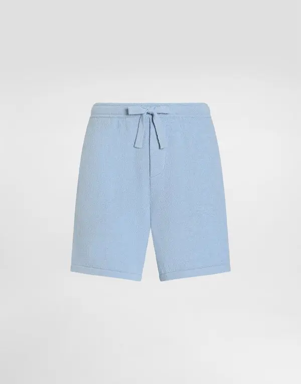 Dolce & Gabbana Smooth Knit Shorts - Azure