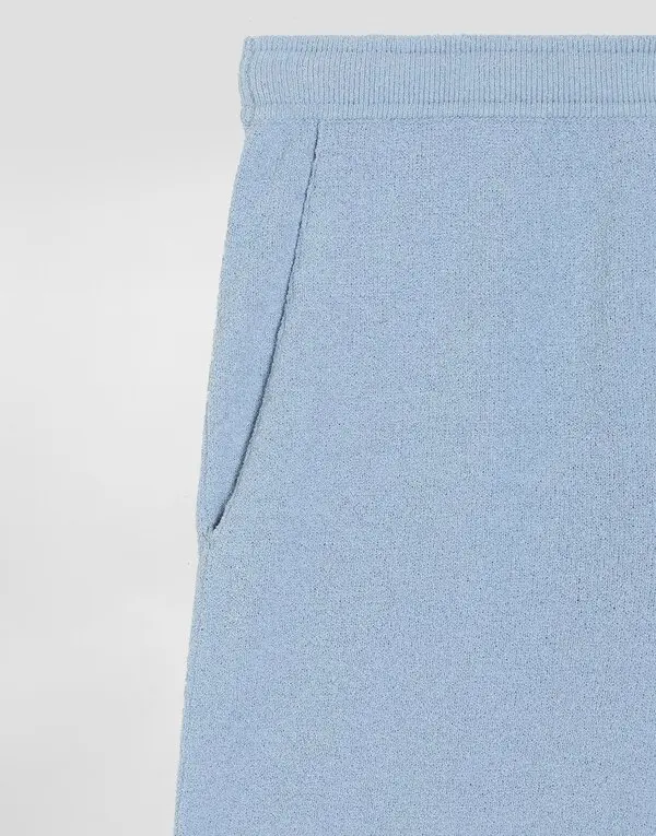Dolce & Gabbana Smooth Knit Shorts - Azure