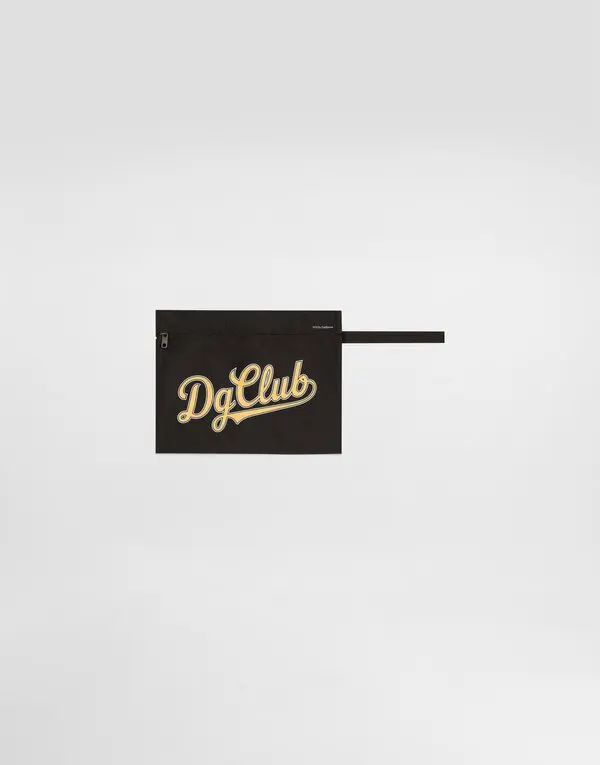 Dolce & Gabbana Medium Swim Boxer Shorts In Canvas