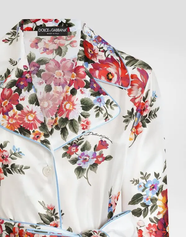 Dolce & Gabbana Floral Print Twill Shirt - Multicolor